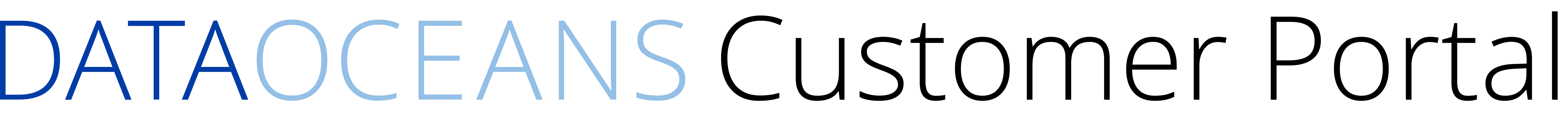 DataOceans Customer Experience Portal